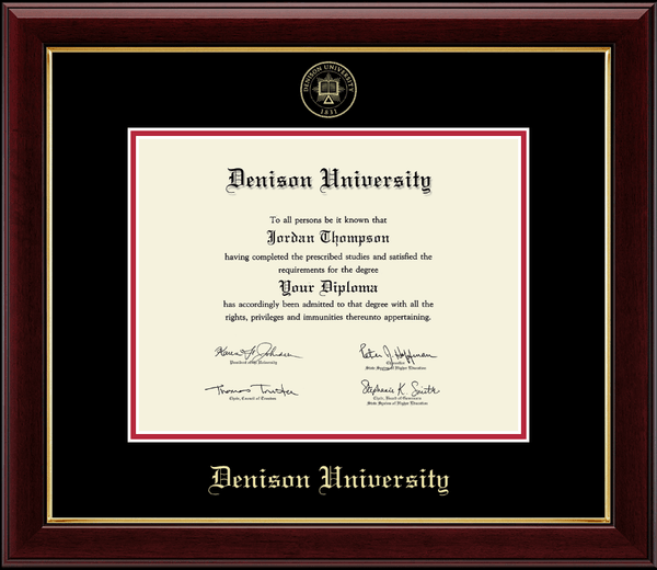 Gold Embossed Diploma Frame – Shop Denison University